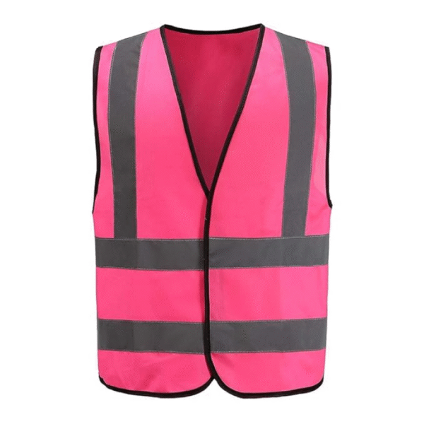 Pink Safety Vest 120 GSM | AKB Safety Pakistan
